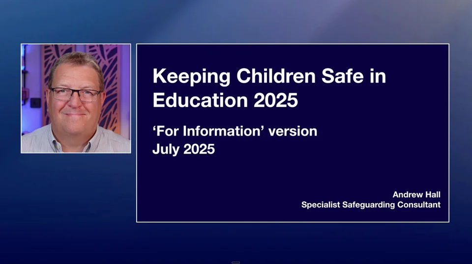 KCSIE 2025 For information version • Safeguarding In Schools